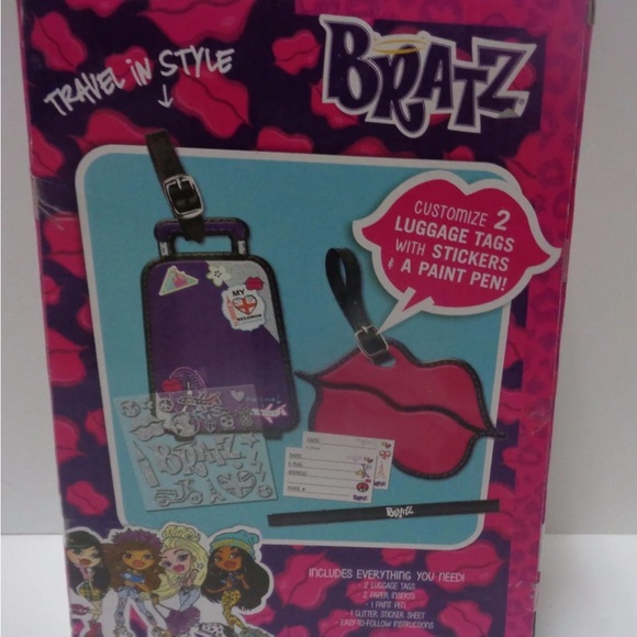 Bratz | Toys | Bratz Luggage Tag Kit New Design Your Own Bratz Luggage ...